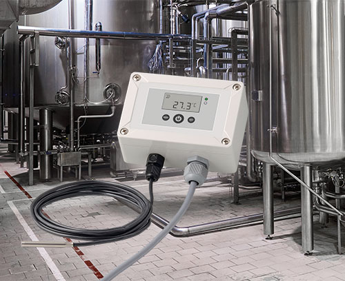 Monitoring with temperature sensor - OKW